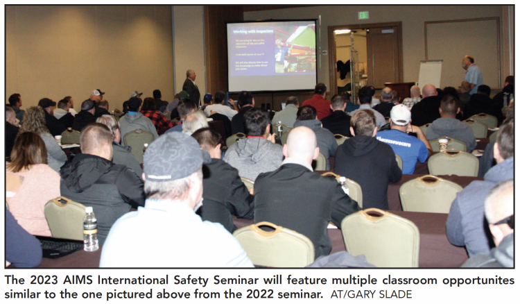 AIMS SAFETY SEMINAR PLANNING UNDERWAY, TO INCLUDE NEW PROGRAM | AIMS International